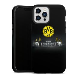DeinDesign iPhone 13 Pro Max Handy Panzer Handyh&uuml;lle robuste Outdoor H&uuml;lle Schutzh&uuml;lle matt Borussia Dortmund Stadium Bvb Tough Case
