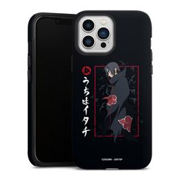 DeinDesign iPhone 13 Pro Max Handy Panzer Handyh&uuml;lle robuste Outdoor H&uuml;lle Schutzh&uuml;lle matt Official Licensed Product Naruto Shippuden Itachi Uchiha Tough Case