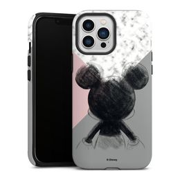 DeinDesign iPhone 13 Pro Max Handy Panzer Handyh&uuml;lle robuste Outdoor H&uuml;lle Schutzh&uuml;lle matt Marble Disney Mickey Mouse Tough Case