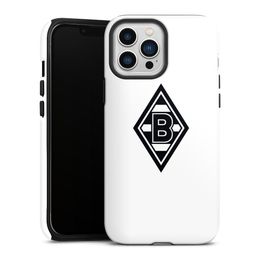 DeinDesign iPhone 13 Pro Max Handy Panzer Handyh&uuml;lle robuste Outdoor H&uuml;lle Schutzh&uuml;lle matt Logo Borussia M&ouml;nchengladbach Gladbach Tough Case