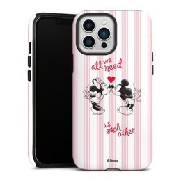 DeinDesign iPhone 13 Pro Max Handy Panzer Handyh&uuml;lle robuste Outdoor H&uuml;lle Schutzh&uuml;lle matt Love Disney Tough Case