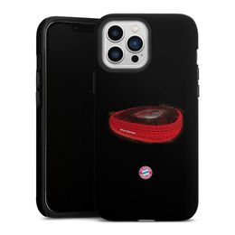 DeinDesign iPhone 13 Pro Max Handy Panzer Handyh&uuml;lle robuste Outdoor H&uuml;lle Schutzh&uuml;lle matt Fc Bayern M&uuml;nchen Fcb Official Licensed Product Stadium Tough Case