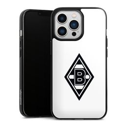 DeinDesign iPhone 13 Pro Handy Silikon H&uuml;lle Case schwarz Handyh&uuml;lle Logo Borussia M&ouml;nchengladbach Gladbach