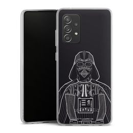 DeinDesign Galaxy A52s 5G Handy Silikon H&uuml;lle Case transparent Handyh&uuml;lle Black Darth Vader Star Wars Silikon Case