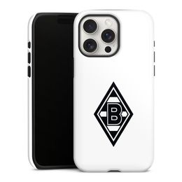 DeinDesign iPhone 15 Pro Max Handy Panzer Handyh&uuml;lle robuste Outdoor H&uuml;lle Schutzh&uuml;lle gl&auml;nzend Logo Borussia M&ouml;nchengladbach Gladbach Tough Case