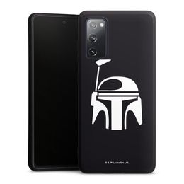 DeinDesign Galaxy S20 FE Handy Premium Silikon H&uuml;lle Handyh&uuml;lle schwarz Case Boba Fett Star Wars The Mandalorian Silikon Premium Case
