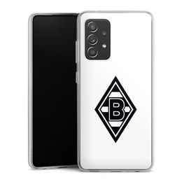 DeinDesign Galaxy A52s 5G Handy Silikon H&uuml;lle Case transparent Handyh&uuml;lle Gladbach Borussia M&ouml;nchengladbach Logo Silikon Case