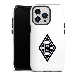 DeinDesign iPhone 13 Pro Handy Panzer Handyh&uuml;lle robuste Outdoor H&uuml;lle Schutzh&uuml;lle gl&auml;nzend Logo Borussia M&ouml;nchengladbach Gladbach Tough Case