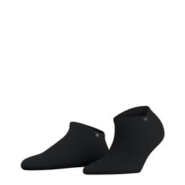 Burlington Damen Sneakersocken "Soho Vibes", Gr. 36schwarz, Baumwollmischung, unifarben, Socken, Einheitsgr&ouml;&szlig;e 36-41, melierte Optik