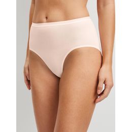 Calida Damen Slip "Natural Comfort", Gr. Mcreole pink, Single Jersey, Obermaterial: 92% Baumwolle, 8% Elasthan, Unterhosen, elastische, Single Jersey