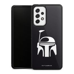 DeinDesign Galaxy A53 5G Handy Gallery Case Handyh&uuml;lle 9H Geh&auml;rtetes Glas R&uuml;ckseite H&uuml;lle Boba Fett Star Wars The Mandalorian Gallery Case