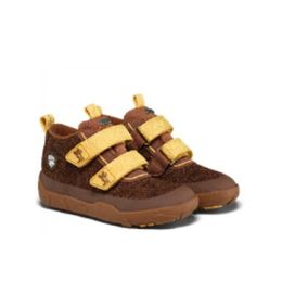 Affenzahn Klettschuh Knit Happy Tiger in Braun | Gr.: 29