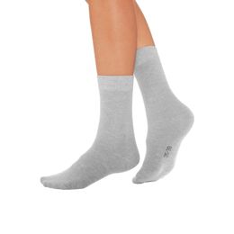 Lavana Damen Basicsocken, Braun, Gr. 35/38, Str&uuml;mpfe & Socken, Material: Baumwolle