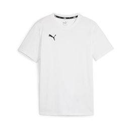 Puma T-Shirt "TeamGoal CasuaLongsleeve Tee Jr" in Wei&szlig; | Gr.: 140