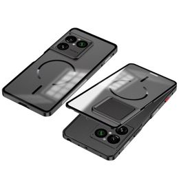 Wigento Metall Rahmen H&uuml;lle f&uuml;r Sony Xperia 1 VIII Magnetisch MagSafe Snap Verschluss