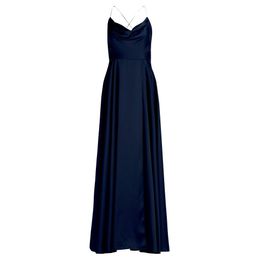 Vera Mont Abendkleid mit Wasserfallausschnitt in Night Sky | Gr.: 42