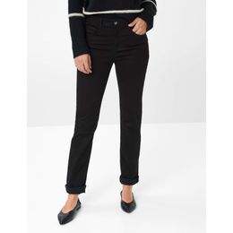 Brax Damen Five-Pocket-Hose Style CAROLA BLACK, schwarz, Gr. 36