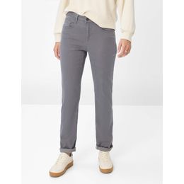 Brax Damen Five-Pocket-Hose Style CAROLA SMOKE GREY, grau, Gr. 52