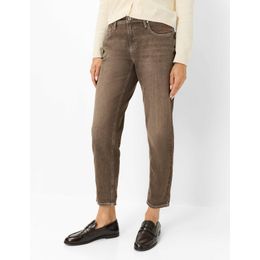 Brax Damen Five-Pocket-Hose Style MILEY S BRUNETTE, denim braun, Gr. 44