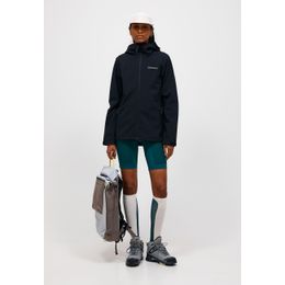 Damen Softshelljacke "W Explore Softshell Hood Jacket", schwarz, Gr. XS, Peak Performance, unifarben, 93% Polyester, 7% Elasthan, Jacken, mit Kapuze