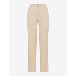 Brax Damen Cordhose Style CAROLA DARK ECRU, hellbeige, Gr. 36