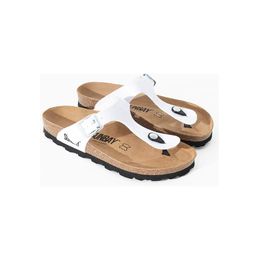 Sunbay Zehentrenner "Camelia" in Wei&szlig; - 67% | Gr&ouml;&szlig;e 38 | Damen-sandalen