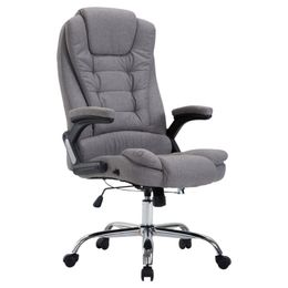 CLP B&uuml;rostuhl ergonomisch 150 kg belastbar Thor, Drehstuhl mit kippbarer R&uuml;ckenlehne modernes Design, h&ouml;henverstellbar 49-59 cm Gestell Chrom