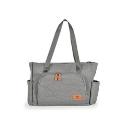 Cangaroo Wickeltasche Keily Henkel Hauptfach mit Rei&szlig;verschluss Wickelunterlage grau