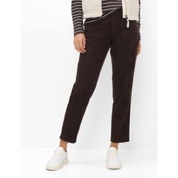 Brax Damen Cordhose Style MILEY S BRUNETTE, dunkelrot, Gr. 48