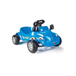 Pilsan Kinder Tretauto Happy Herby 07303, Lenkrad mit Hupe, Pedale, ab 3 Jahre blau