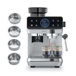 CASO GERMANY Caso 1826 Espresso Gourmet & Grind Siebtr&auml;ger-Espressomaschine