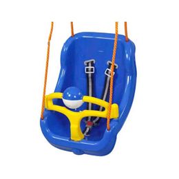 Pilsan Babyschaukel 2 in 1 Big Swing 06130, hohe R&uuml;ckenlehne, abnehmbarem B&uuml;gel blau