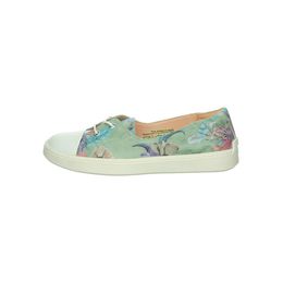 Think! Leder-Ballerinas "Turna" in Gr&uuml;n - 37% | Gr&ouml;&szlig;e 37 | Damen-ballerinas