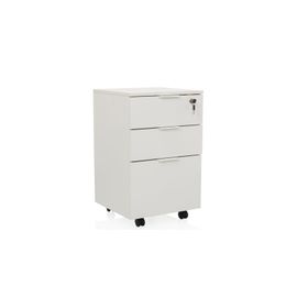 hjh OFFICE Rollcontainer DAVIK MDF Platte, Melaminbeschichtung