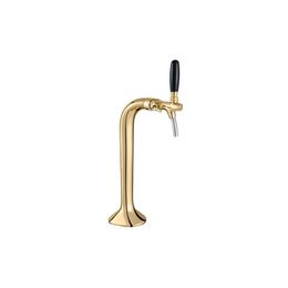 ich-zapfe Schanks&auml;ule goldfarben 1-leitig, elegant, "Topp-Qualit&auml;t!" (Paketpreis)