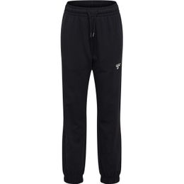 Hummel Jungen Sweathose "HMlJR REG TUKAS PANTS"schwarz, Gr. 134, Obermaterial: 97% Baumwolle, 3% Elasthan, Hosen, f&uuml;r Kinder, mit Seitentaschen, aus