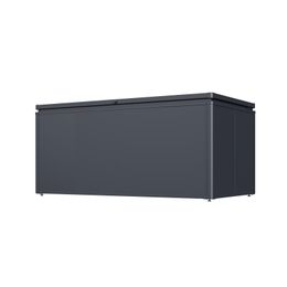 Weide Noble Gartenbox 1400 L Aufbewahrungsbox aus Stahl Anthrazit