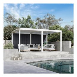 Weide Sichtschutzwand Anthrazit &ndash; Pergola Seitenwand Aus Wpc Lamellen & Windschutzwei&szlig; 2.65 M