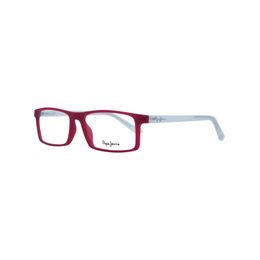 Pepe Jeans Unisex Optische Fassungen Rechtwinklig Rot | Gr.: onesize