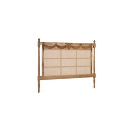 Giner y Colomer Kopfteil aus massivem Teakholz und Rattan 174 cm | Gr.: onesize