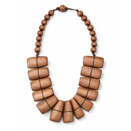Collezione Alessandro Kurze Kette " Emma " in braun | Gr.: onesize