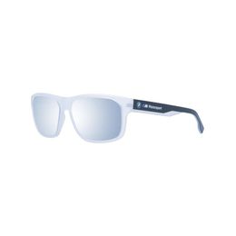 BMW Motorsport M&auml;nner Sonnenbrille Rechtwinklig Wei&szlig; | Gr.: onesize