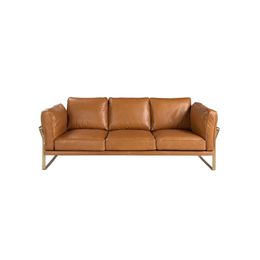 Angel Cerd&aacute; Sofa 6230 in Kamel/Gold &ndash; (B)222 x (T)90 x (H)84 cm | Gr.: onesize