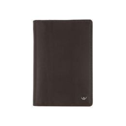 Golden Head Polo Geldb&ouml;rse RFID Schutz Leder 11.5 cm in dunkelbraun | Gr.: onesize