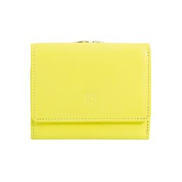 DuDu Corsica Geldb&ouml;rse RFID Schutz Leder 11 cm in citrus yellow | Gr.: onesize