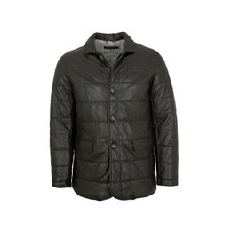 deercraft Stepplederjacke Lammnappa in Schwarz | Gr.: 52