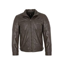 Otto Kern Lederjacke Lammnappa in Dunkelbraun | Gr.: 50