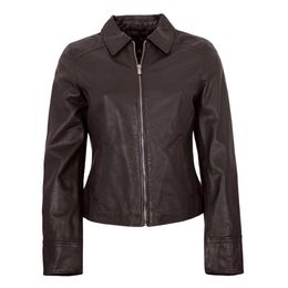 Jilani Lederjacke Lammnappa in Schokobraun | Gr.: 46