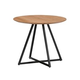 home24 Beistelltisch Tinki in Eiche / Schwarz | Gr.: onesize