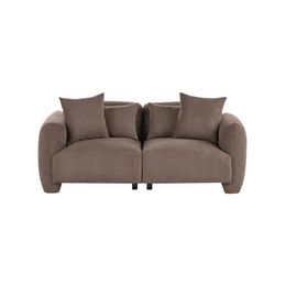 Beliani 3-Sitzer Sofa EKENES in Braun - (W) 182 x (H) 72 x (L) 90 cm | Gr.: onesize